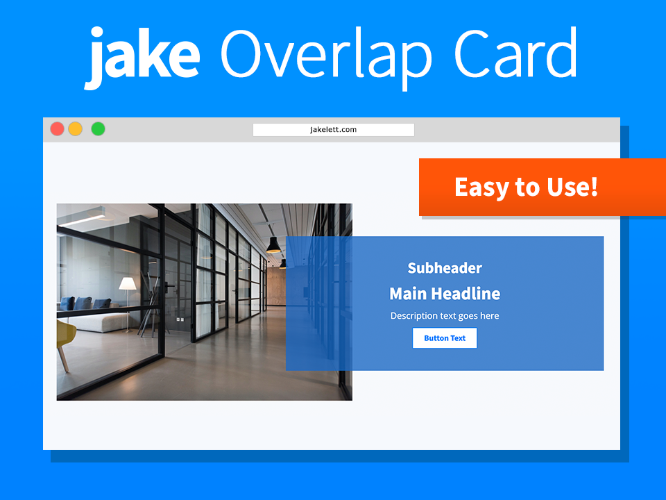 Overlap Card Module by Bootstrap Creative Overlap Card Module by Bootstrap Creative